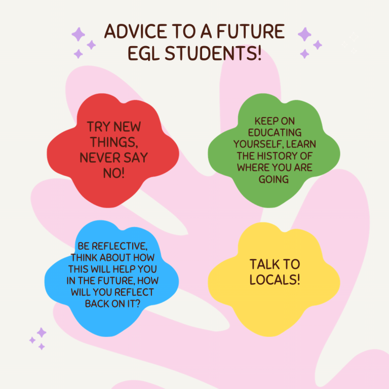 Advice to a Future EGL Student | Experiential Global Learning